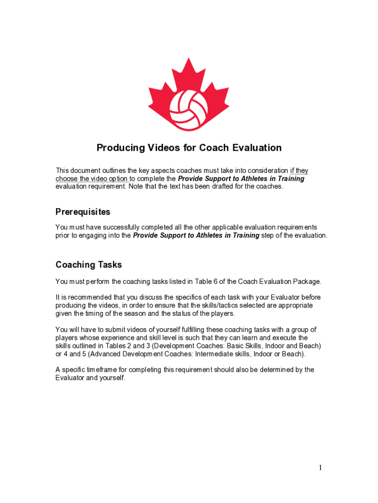 Fillable Online Coaching Evaluation - Deliver highly effective coaching with these 2 steps Fax ...