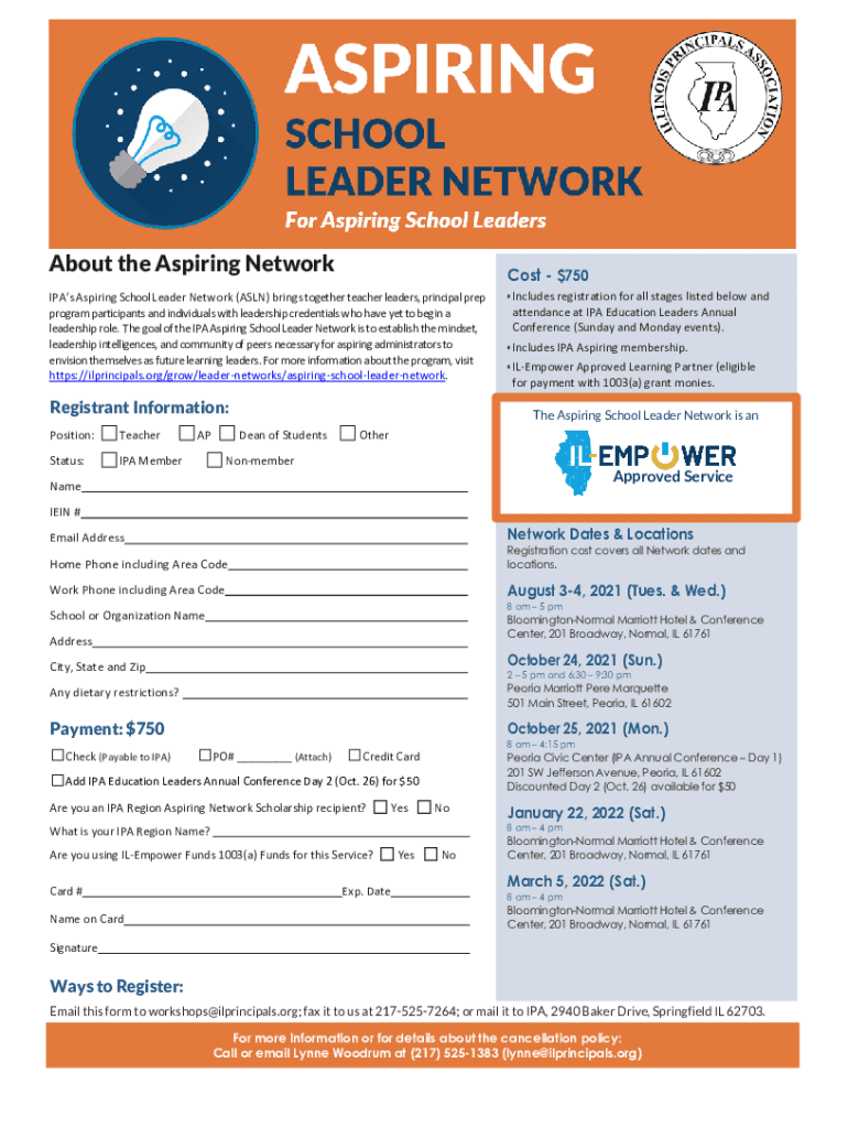Fillable Online National Aspiring Principals Academy (NAPA) - NAESP Fax Email Print - pdfFiller