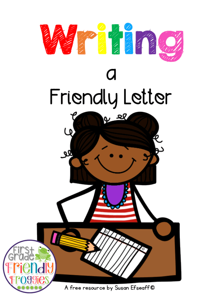 Fillable Online Writing a Friendly Letter Worksheet - Homeschool Helper ...