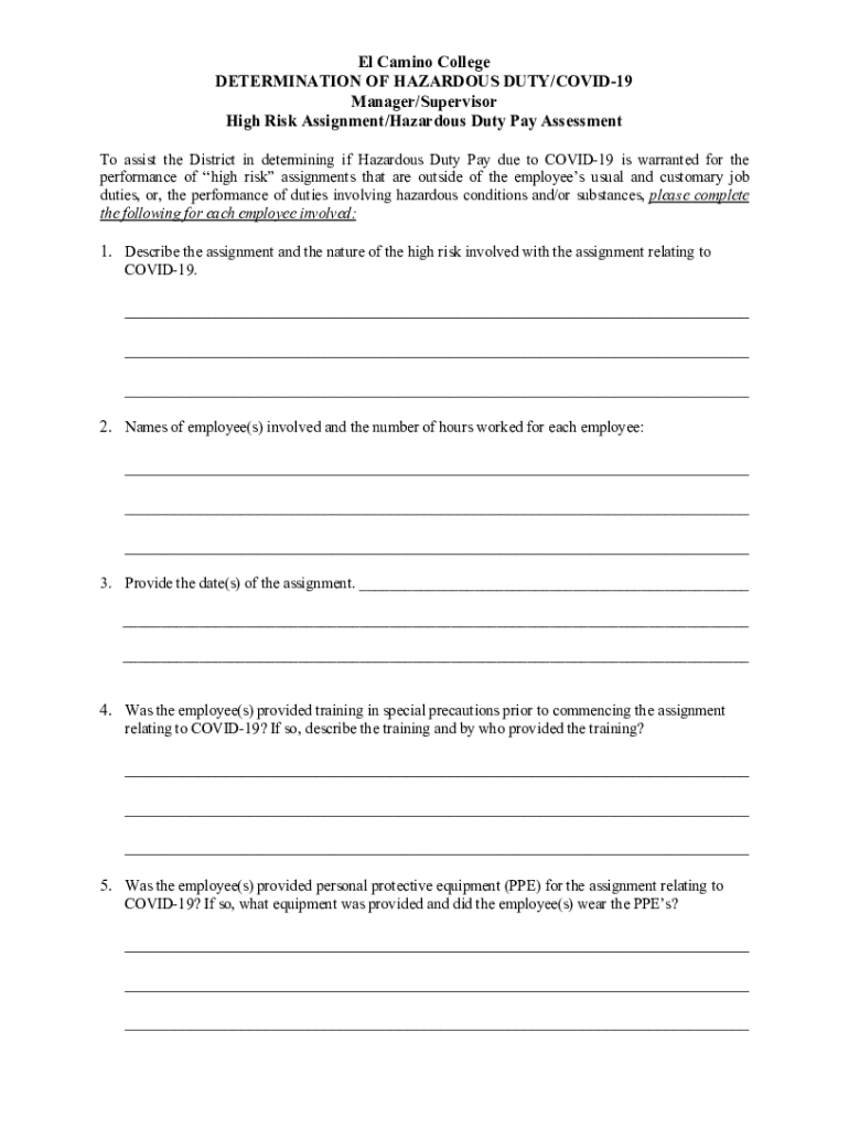 Fillable Online militarypay.defense.govPaySpecial-andHazardous Duty ...