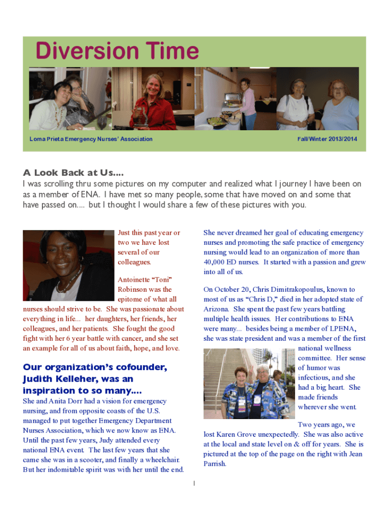 Fillable Online Loma Prieta ENA - California Emergency Nurses ...