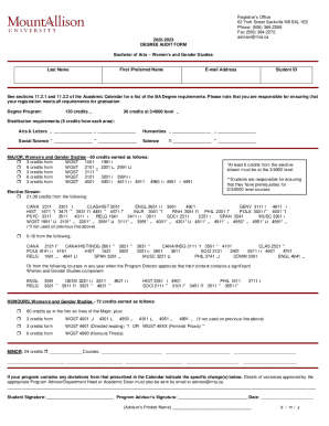 Degree Audit Form Mta - Fill Online, Printable, Fillable, Blank | pdfFiller
