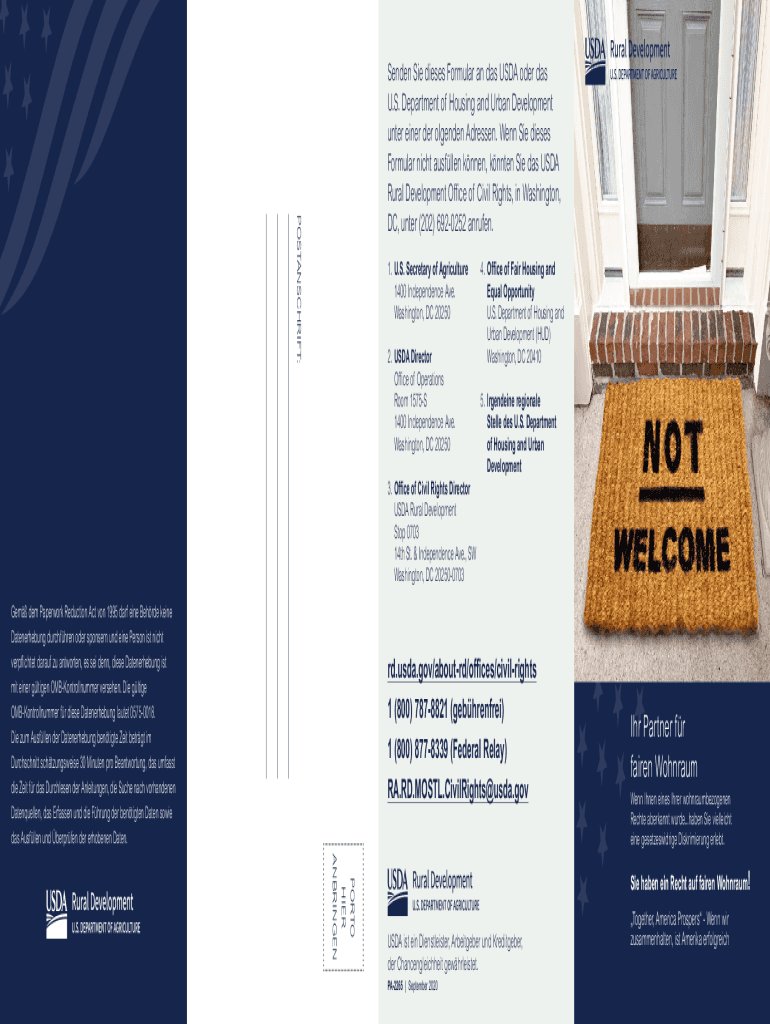 Fillable Online Are You a Victim of Housing Discrimination?. Brochure ...