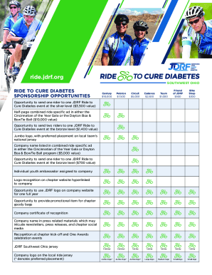 Fillable Online www2.jdrf.orgsiteTR2022 JDRF My Ride to Cure Diabetes ...