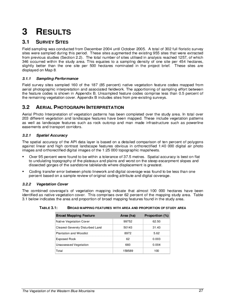 Fillable Online www environment nsw gov The Vegetation of the Western ...