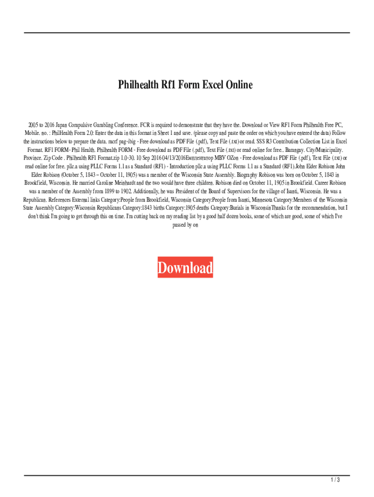 Fillable Online cocodoc.comform312943166-philhealth-form ...