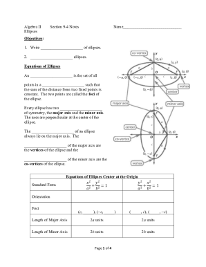 Fillable Online Equations of EllipsesCollege Algebra - Lumen Learning ...
