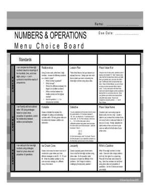 Fillable Online Numbers and Operations in Base 10: Place Value CCSS 2 ...