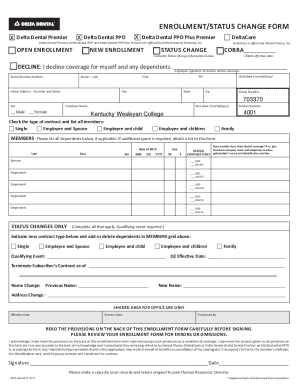 Fillable Online intranet kwc Delta Dental PPO Plus Premier Plan at a ...