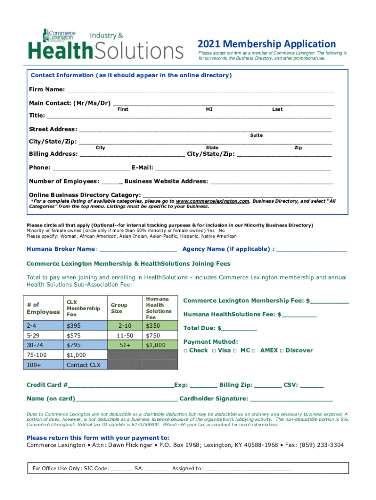 Fillable Online 15+ Sample Membership Application Letters - PDF, Word ...