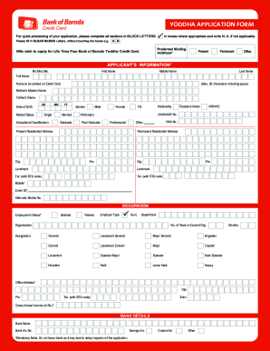 Fillable Online BOBCARDS Indian ArmyAPPL FORM25AUG22 Fax Email Print ...