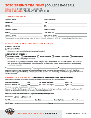 Fillable Online MLB 2020 spring training schedule, dates: When do ...