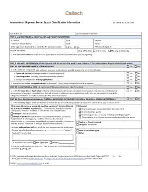 Fillable Online International Shipment Form Pro Forma Invoice - Caltech Forms: Fillable ... Fax ...