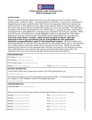 Letter of Interest Doc Template | pdfFiller