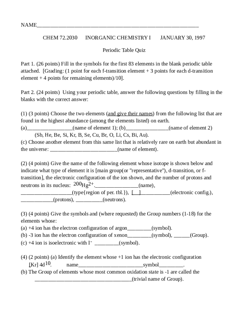 Periodic Table of Elements - PubChemPeriodic Table of Elements - PubChemPeriodic Table of ...