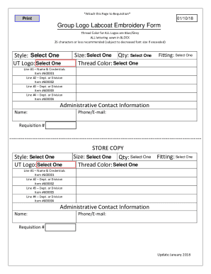Fillable Online LAB COAT REQUEST FORM - Montefiore Medical CenterEmbroidered Lab Coats ...