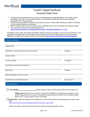 Fillable Online Fillable Online TrustID Digital Certificate Voucher ...