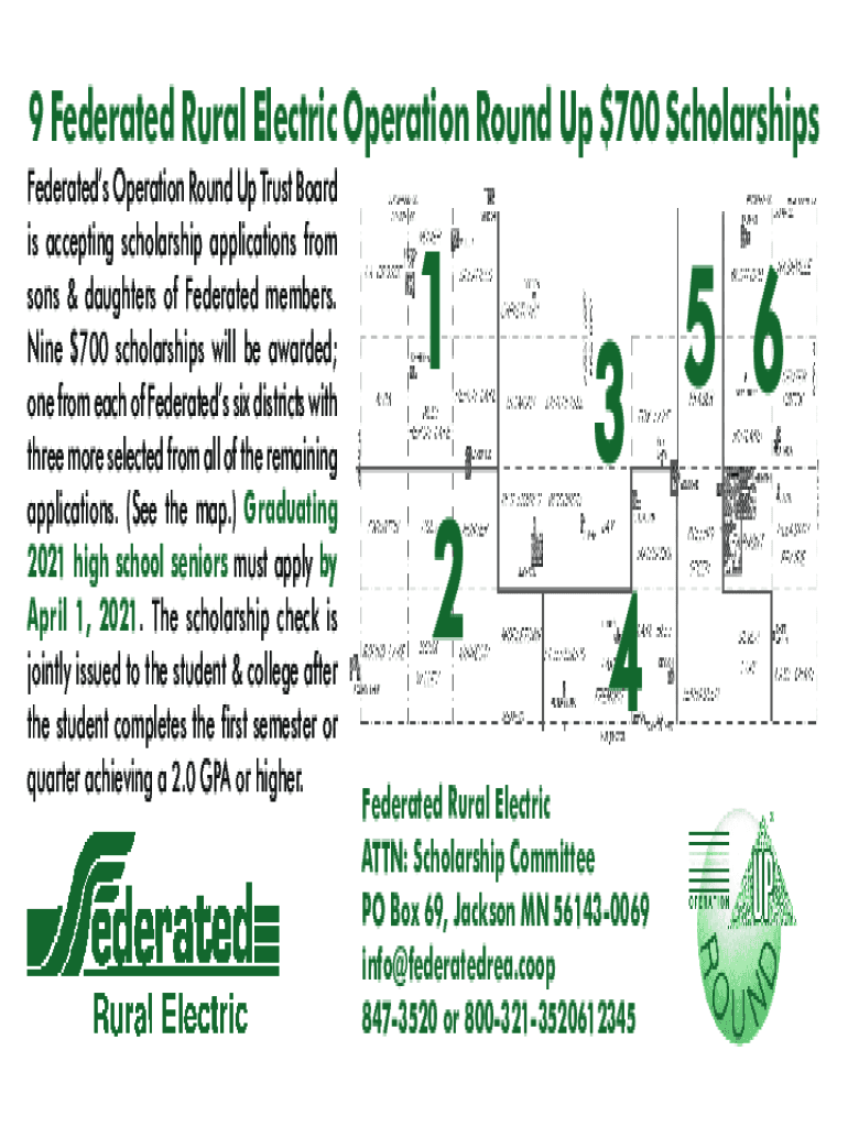 Fillable Online Federated Rural Electric awards more than $32,000 ...