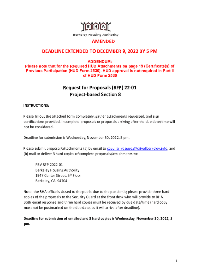 Fillable Online BHA PBV RFP Amedned Application due 120922.docx Fax ...