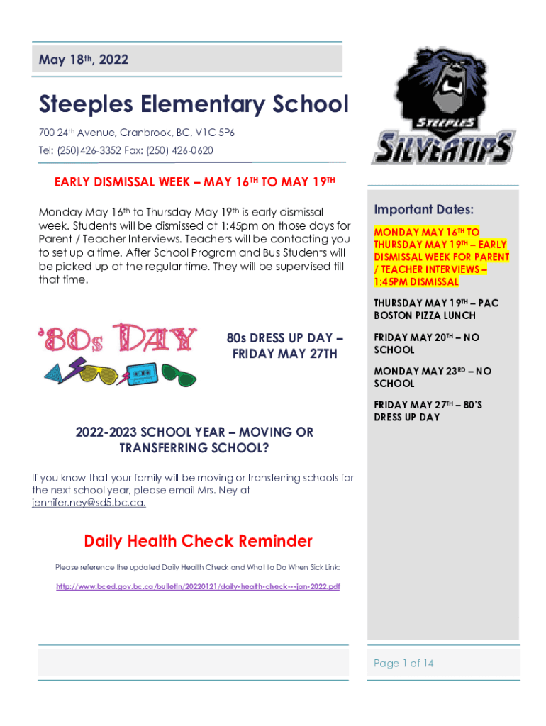 Fillable Online Steeples Elementary School - Steeples Elementary School Fax Email Print - pdfFiller
