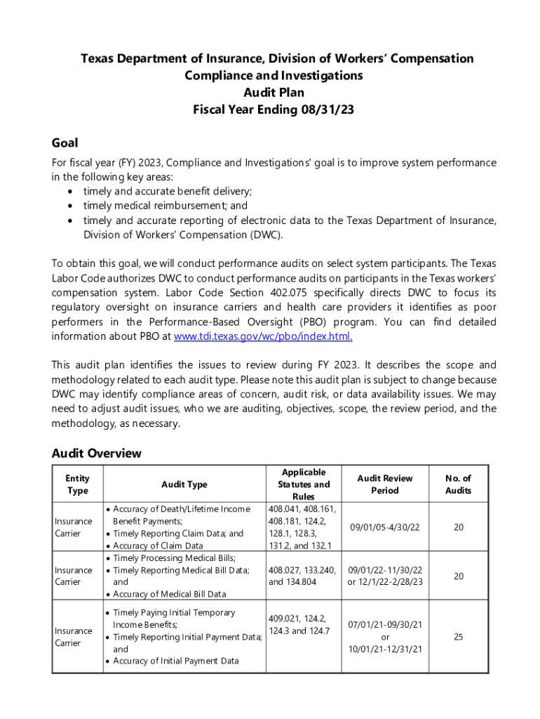 Fillable Online The Division of Workers' Compensation - Texas ...