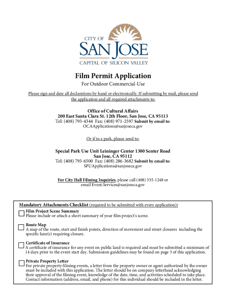 Fillable Online Hawaii Film OfficeStandard Film Permit Application Fax ...