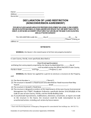 Fillable Online mde.maryland.govprogramsWaterDECLARATION OF LAND ...