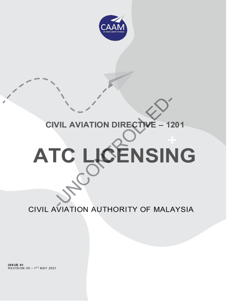 Fillable Online CAAM AUTHORISED RELEASE CERTIFICATE - Civil Aviation ...