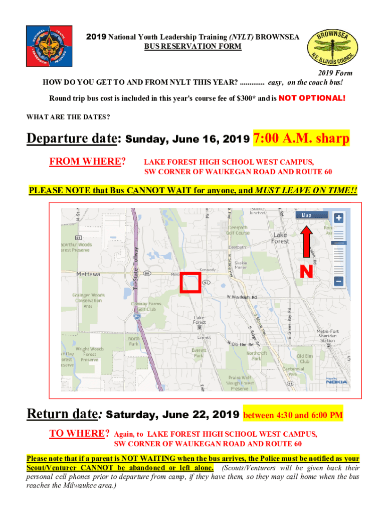 Fillable Online National Youth Leadership Training (NYLT) - Boy Scouts ...