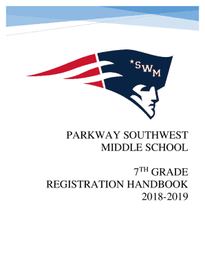 Fillable Online Southwest Middle / Homepage - Parkway School District ...