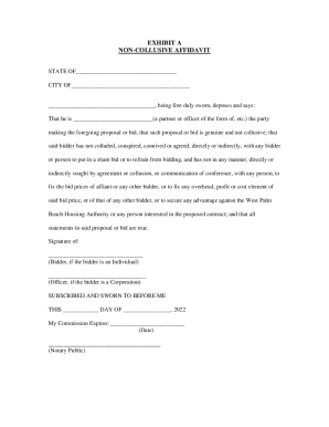 Fillable Online cocodoc.comform328342945-NON-COLLUSIVENon-Collusive ...