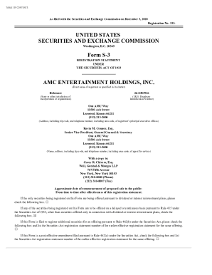 Fillable Online Registration Statement - Securities and Exchange ...