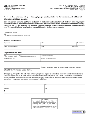 Fillable Online LAW ENFORCEMENT AGENCY APPLICATION to PARTICIPATE in ...