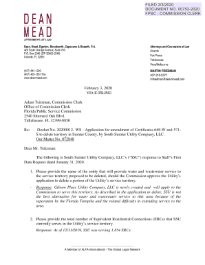 Fillable Online PSC Clerk 02 ltr (1st DR Response) (O2741274-1).DOCX ...