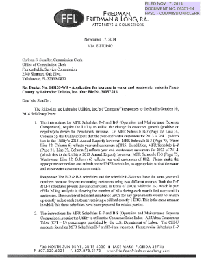 Fillable Online Instructions for Electronic Filing - Rules ...