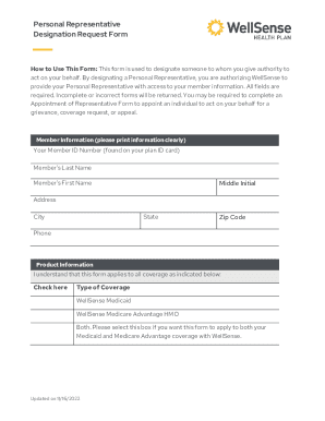 Fillable Online Personal Representative Request Form - US Legal Forms ...