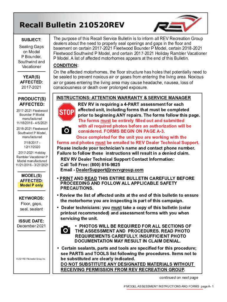 Fillable Online 42L1 Safety Recall Circular DRAFT - National Highway ...