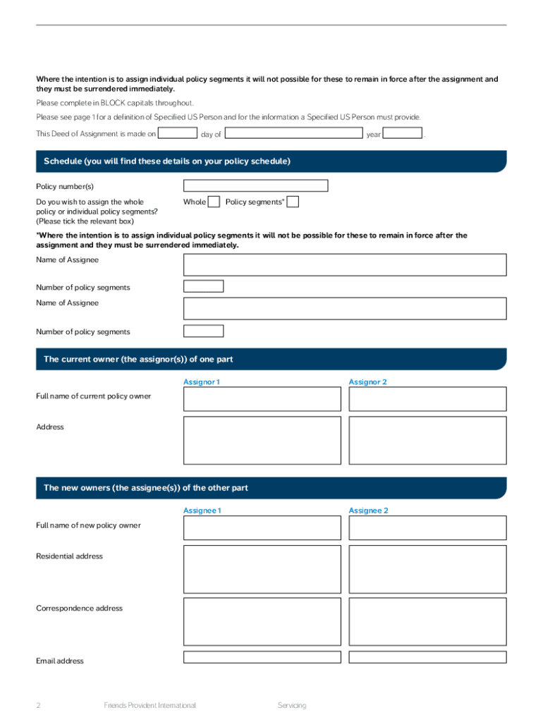 Fillable Online cocodoc.comform76205785-Servicing-Draft-DeedServicing Draft Deed Of Assignment ...