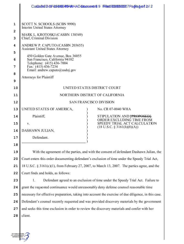 Fillable Online Closed Criminal Division Cases - JusticeClosed Criminal ...