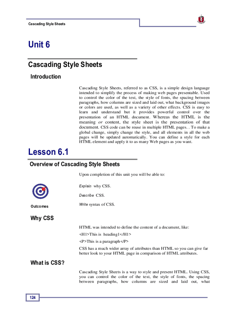 Ccascading Style Sheets Csscascading Style Sheets Css
