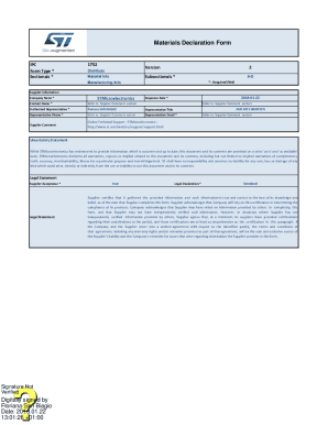 Fillable Online Material Composition Declaration - IPC 1752 - Fill and ...