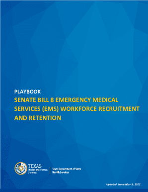 Fillable Online playbook - senate bill 8 emergency medical services ...