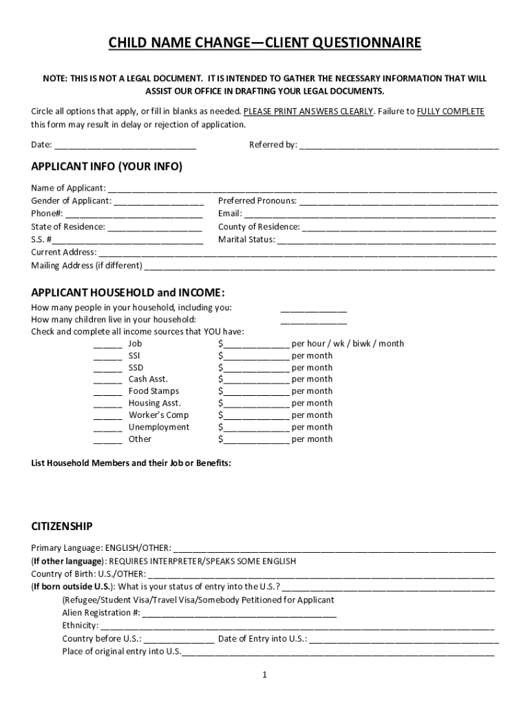 Fillable Online THE LEGAL AID BUREAU OF BUFFALO, INC. GENERAL INTAKE ...