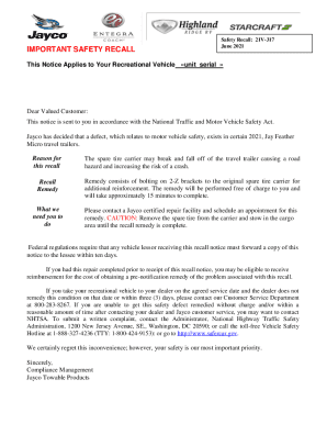 Fillable Online static.nhtsa.govodirclSafety Recall: 21V-317 IMPORTANT ...