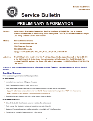 Fillable Online PI0962E Chevrolet Technical Service Bulletin ...