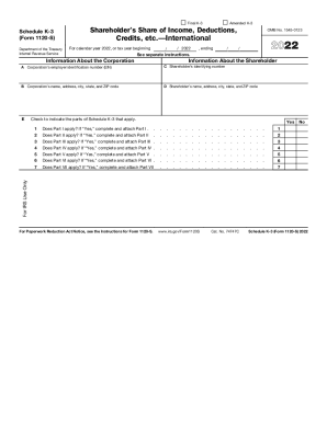 Fillable Online Form 1120-S (Schedule K-3) Fax Email Print - pdfFiller