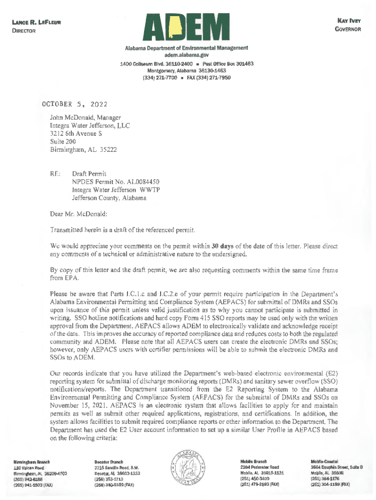 Fillable Online adem alabama Governor Ivey Announces Funds Transferred ...