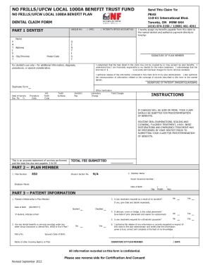 Fillable Online ihavebenefits.caindexNO FRILLS/UFCW BENEFIT TRUST FUND ...