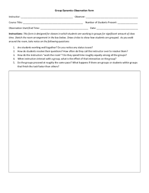 Fillable Online group-dynamics-observation-form.docx Fax Email Print ...