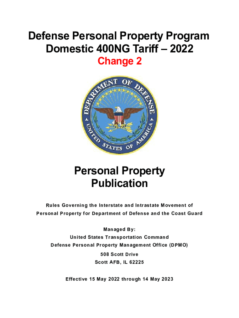 Fillable Online Defense Personal Property Program - United States Army ...